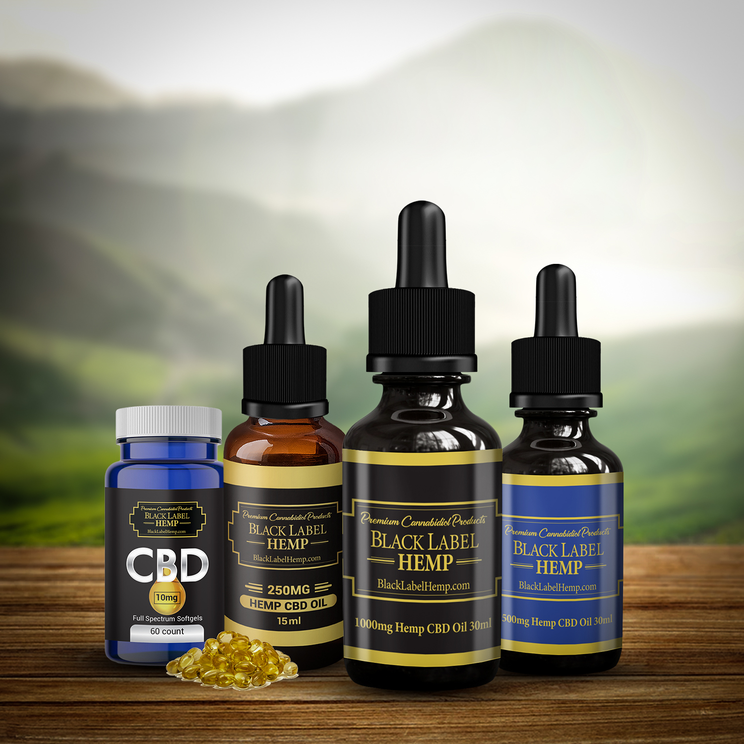 Hemp CBD Oil - Black Label Hemp