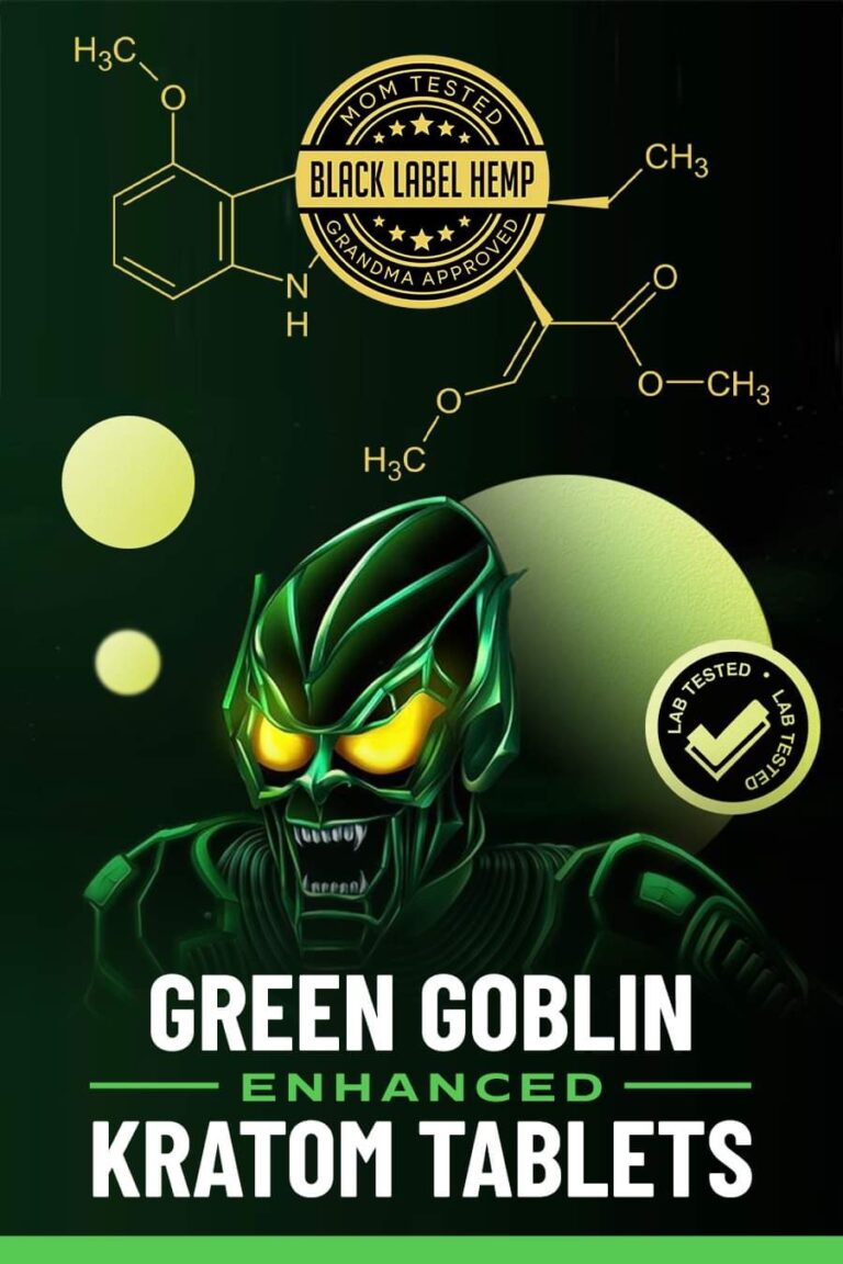 Enhanced Green Goblin Tablets – Black Label Hemp